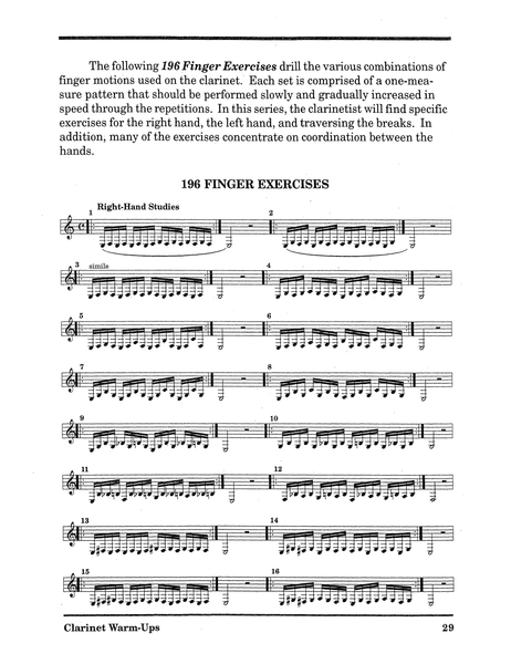 Burke, Kelly: Clarinet Warm-Ups | CAMco – CAMco Music, LLC