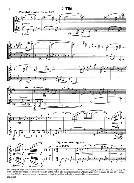 Dorff, Daniel: Two Cats, for Flute & Clarinet Duet | CAMco – CAMco ...