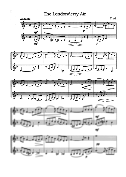 The Londonderry Air: Easy Clarinets Duets | Darok – CAMco Music, LLC