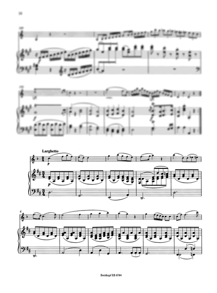 Mozart Clarinet Quintet K 581 clarinet & piano arrangement | Breitkopf ...