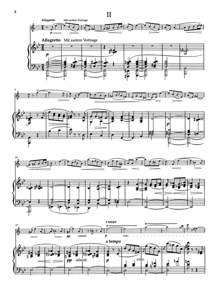Schumann, Clara: Drei Romanzen Op. 22 for clarinet & piano (Opferkuch ...
