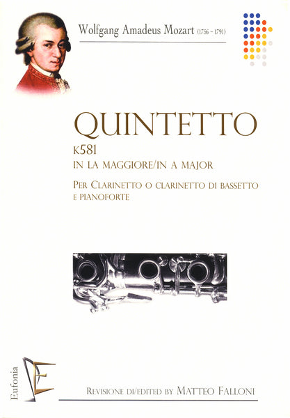 Mozart: Clarinet Quintet K. 581, for basset clarinet & piano | Eufonia ...