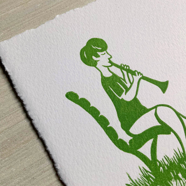 Audience of One: Handmade Clarinet Linocut Art Print | CAMco – CAMco ...