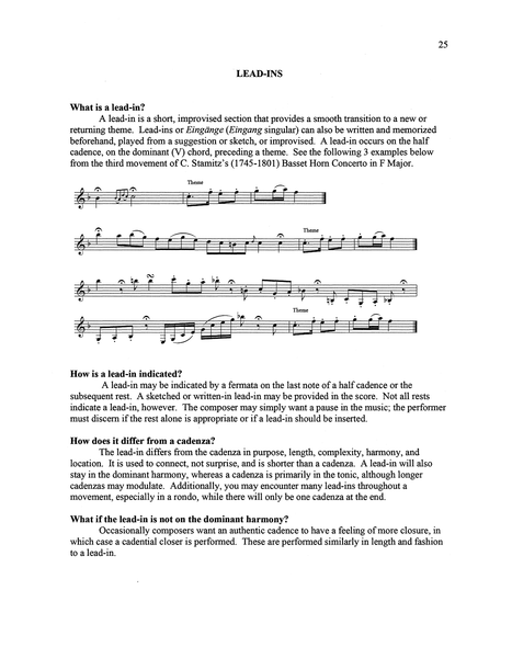 Williams: Woodwind Improvisatory Techniques of the Classical Era ...