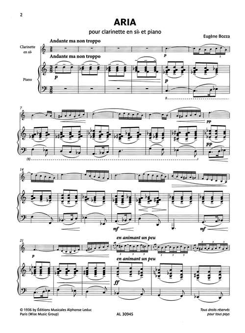 CAMco | Sheet Music for the Clarinet – CAMco Music, LLC