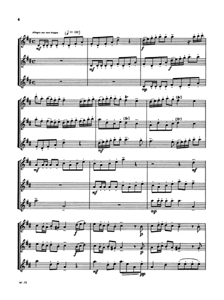Handel: Overture in D Major, HWV 424 for 2 Clarinets & Horn | CAMco ...