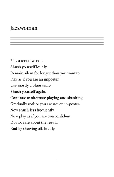 Yoder, Rachel: Paper Woman, for unaccompanied bass clarinet | CAMco ...