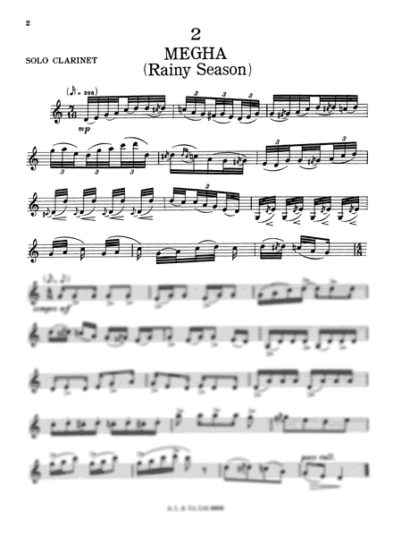 Mayer, John: Raga Music, for Unaccompanied Clarinet | CAMco – CAMco ...
