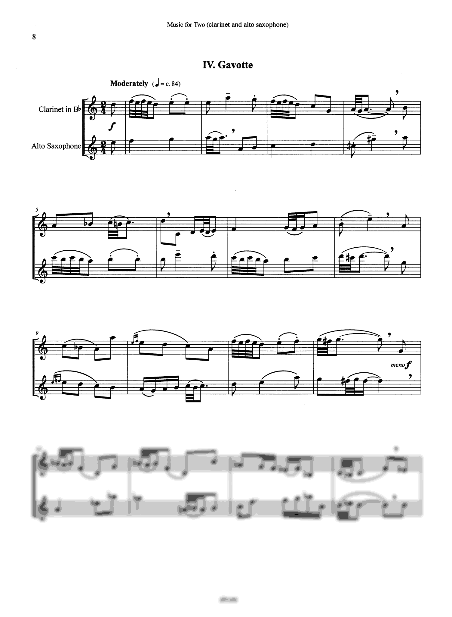 Zaimont, Judith Lang: Music for Two, Clarinet & Saxophone Duet | CAMco ...