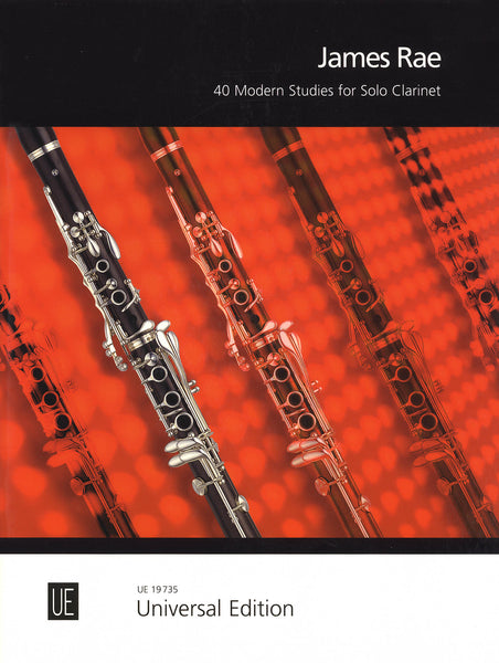 Rae, James: 40 Modern Studies for Solo Clarinet | CAMco – CAMco Music, LLC
