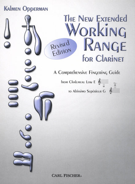 Opperman: New Extended Working Clarinet Range, Fingering Chart | CAMco ...