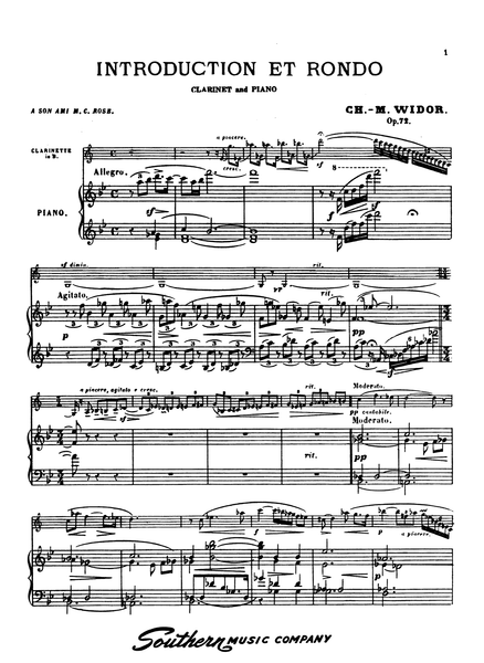 16 Grands solos de concert, rev. Daniel Bonade | Southern Music – CAMco ...