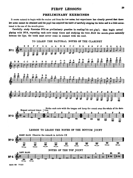 Lazarus, Henry: Method for Clarinet, Book 1, ed. Bellison | CAMco ...